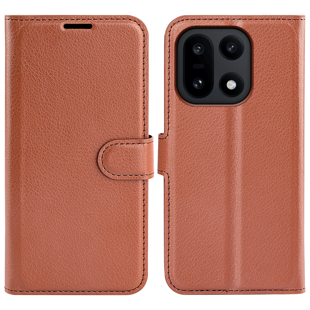 ProGuard OnePlus 15 Wallet Hoesje Bruin - OnePlus-shop.nl